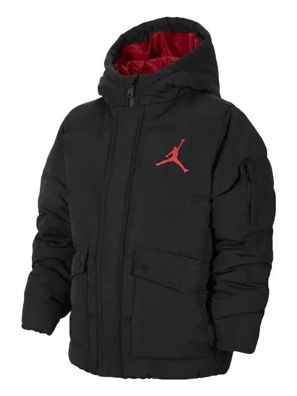 JORDAN Air Puffer Jacket - Black/red