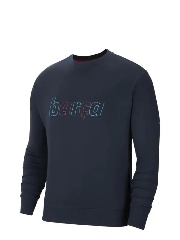 Nike Graphic Print Crewneck Sweatshirt - Multi-color