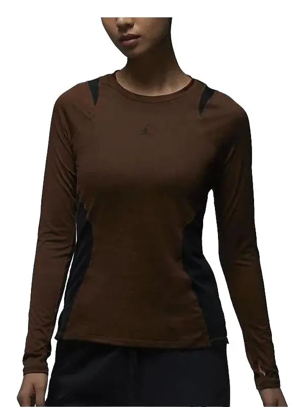 JORDAN Long Sleeve Base Layer - Brown