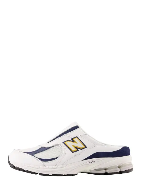 NEW BALANCE 2002r Mule - White Yellow Black