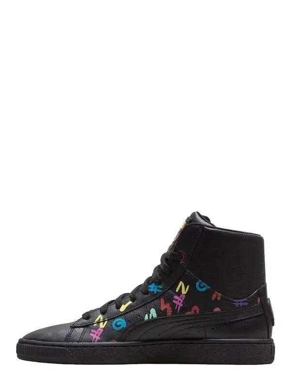 PUMA Bt X Basket High Top Sneakers - Black