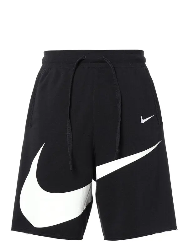 Nike Swoosh Knit Shorts - Black