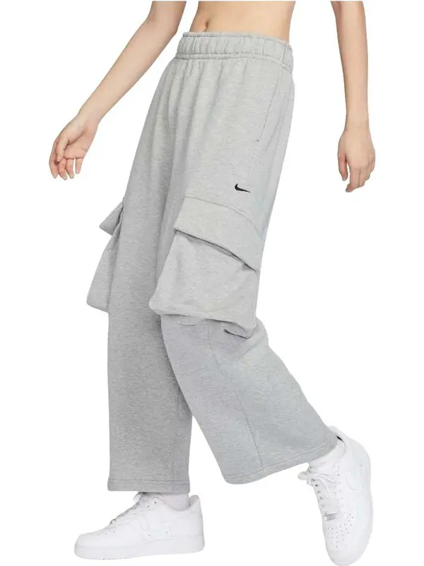 Nike French Terry Sweatpants - Dark Grey Heather/black