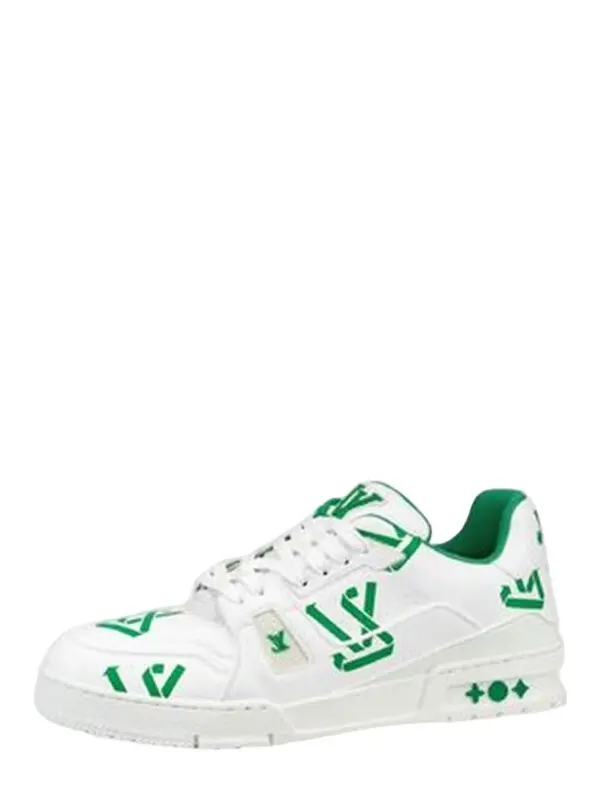 LOUIS VUITTON Trainer Sneakers - White/green