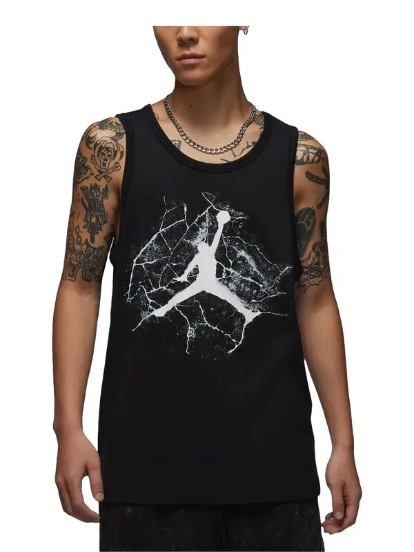 JORDAN Graphic Tank - Black