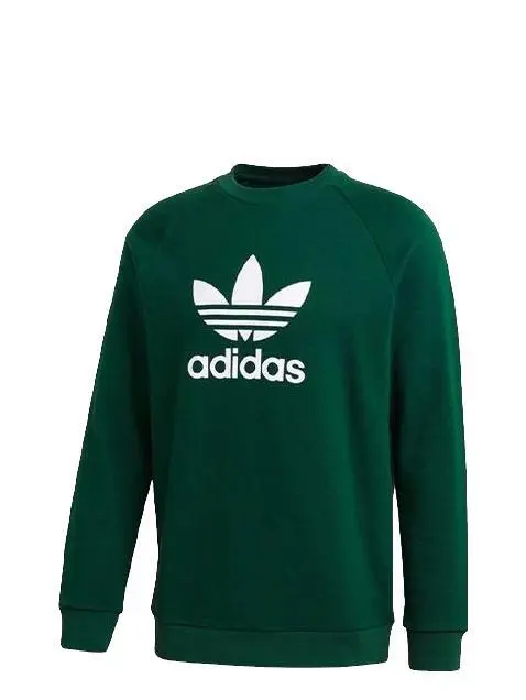 Adidas Originals Trefoil Crewneck Pullover - Green