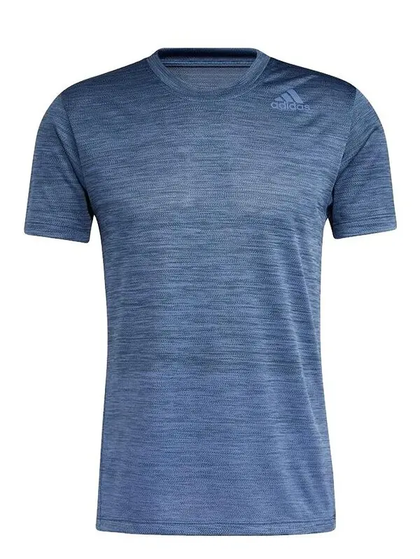 Adidas Gradient Crew-neck Short Sleeve T-shirt - Blue