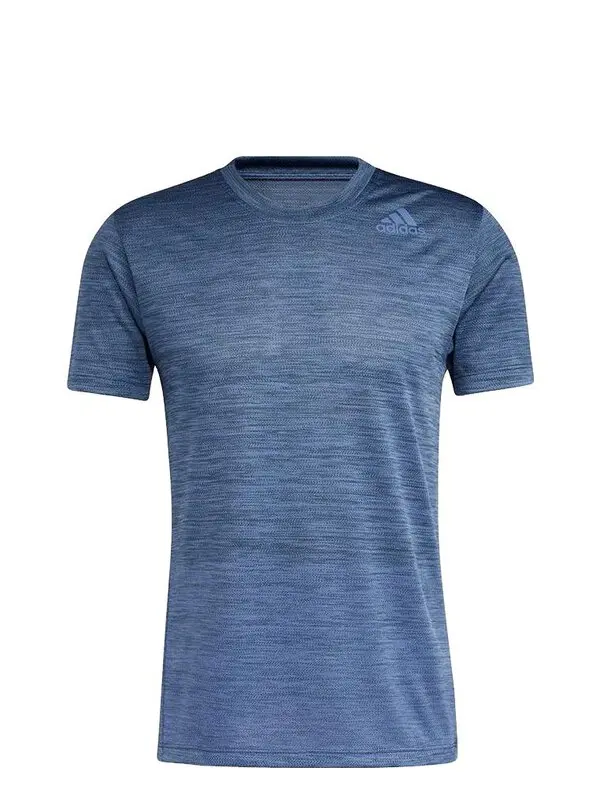 Adidas Gradient Crew-neck Short Sleeve T-shirt - Blue