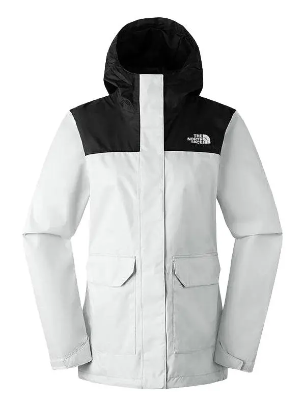 The North Face Waterproof Zip-in Hooded Jacket - Teal