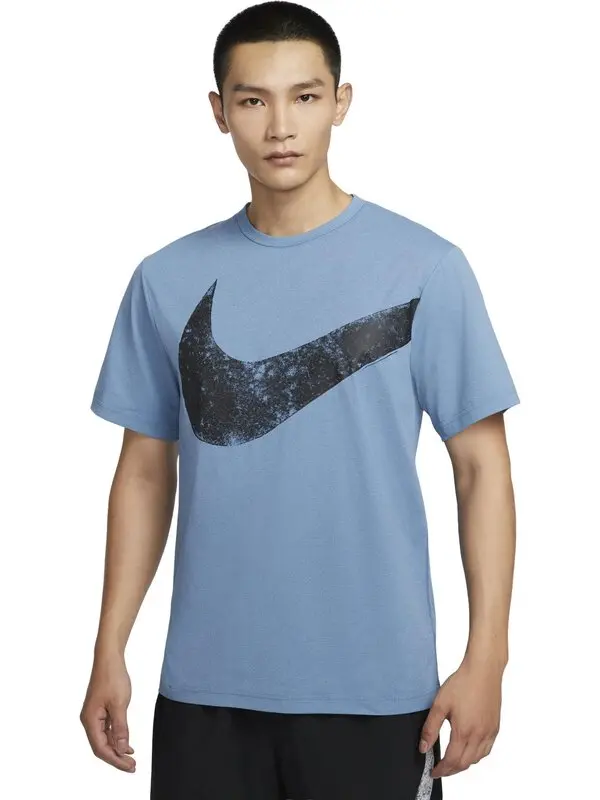 Nike Dri-fit Uv Hyverse T-shirt - Blue/black