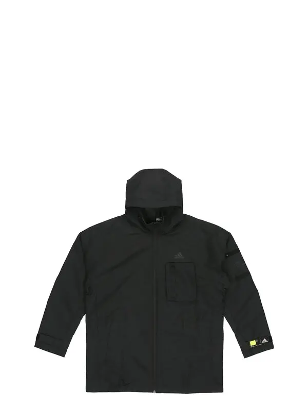 Adidas Woven Hooded Jacket - Black