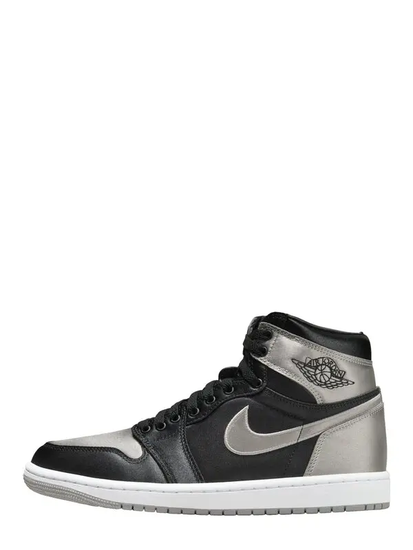 JORDAN 1 Retro High Og Satin Shadow Sneakers - Black/medium Grey-white