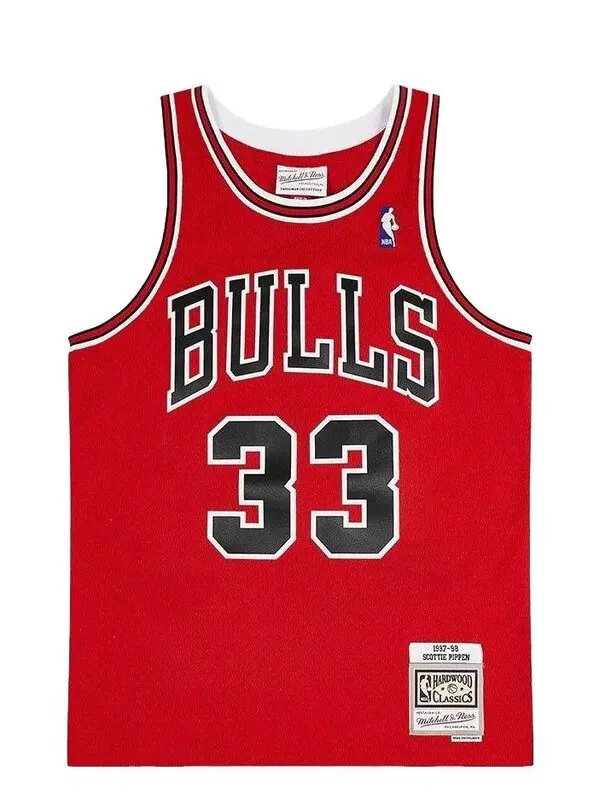 Mitchell & Ness X Nba Chicago Bulls Scottie Pippen 2003-04 Jersey - Red