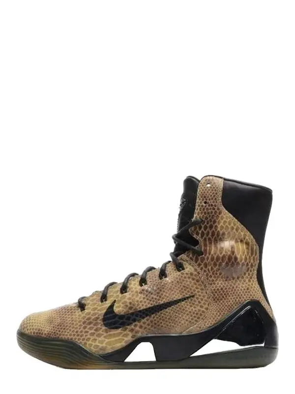 Nike Kobe High Ext Qs Snakeskin High Top Sneakers - Black/black