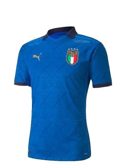 PUMA Italy Home Match Shirt 2020-2021 - Blue