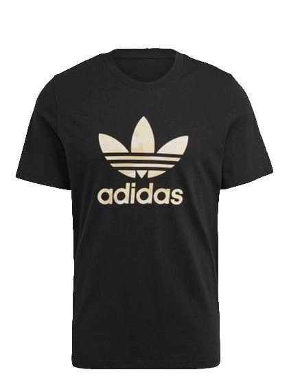 Adidas Originals Camo Infill Tee Casual Sports Round Neck Short Sleeve - Black