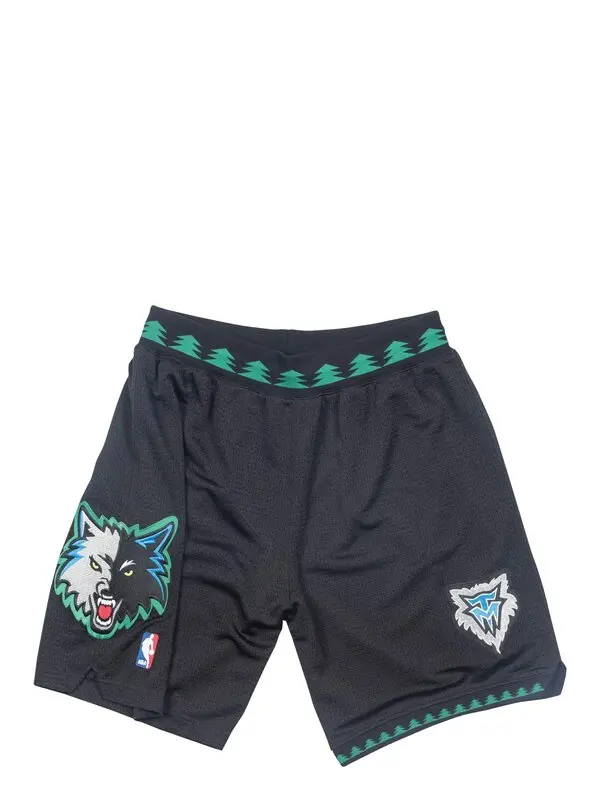 Mitchell & Ness Minnesota Timberwolves Authentic Alternate 2003-04 Basketball Shorts - Black/green