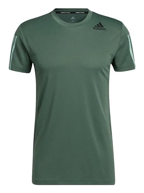 Adidas Hrdy 3s Tee Casual Sports Round Neck Short Sleeve - Green