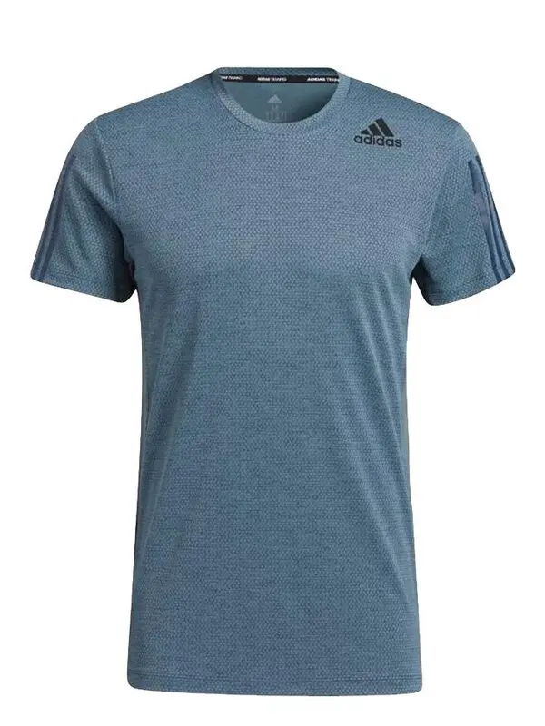 Adidas Hrdy 3s Tee Sports Running Short Sleeve - Blue