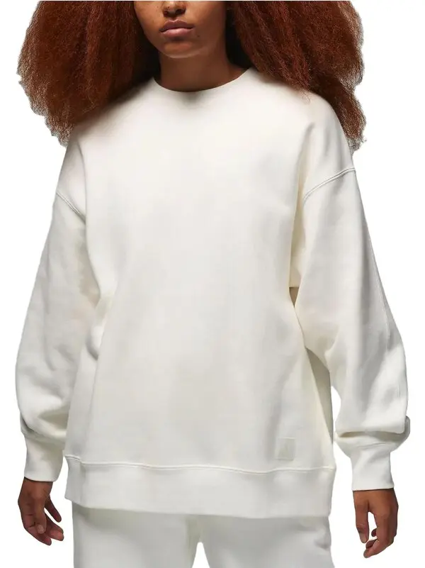 JORDAN Air Flight Fleece Crewneck Sweatshirt - White