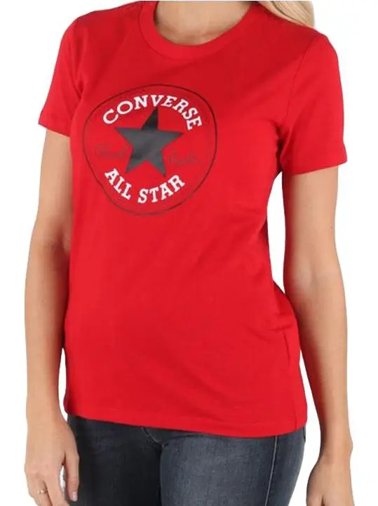 CONVERSE All Star Short Sleeve T-shirt - Red