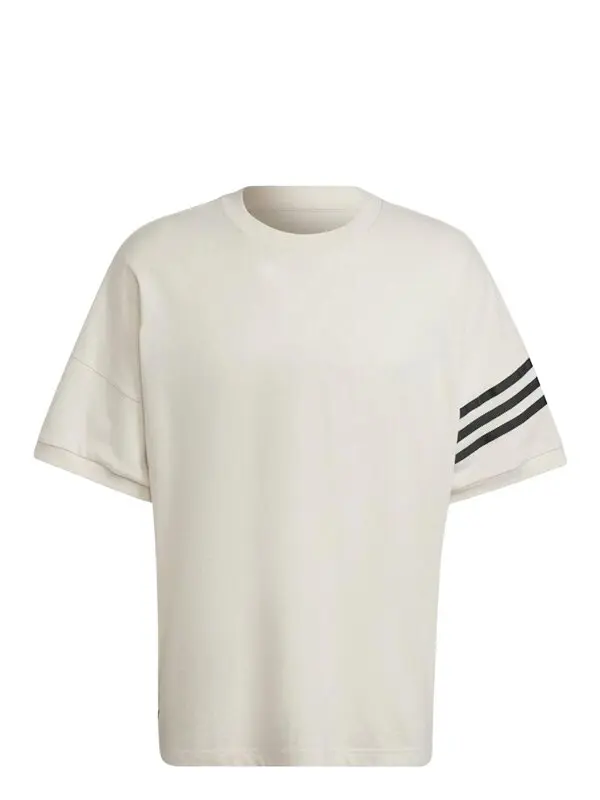 Adidas Stripe Casual T-shirt Asia Sizing 'white - Default Color