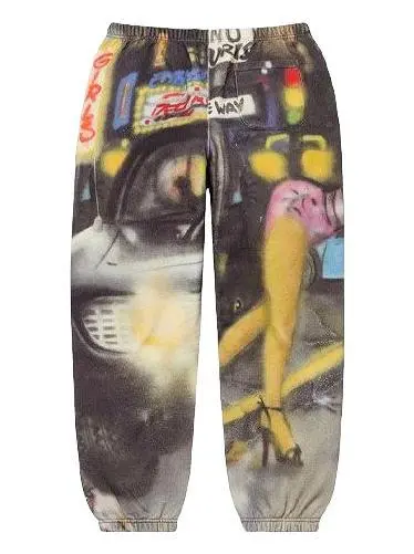 Supreme X Lady Pink Sweatpants - Multi-color