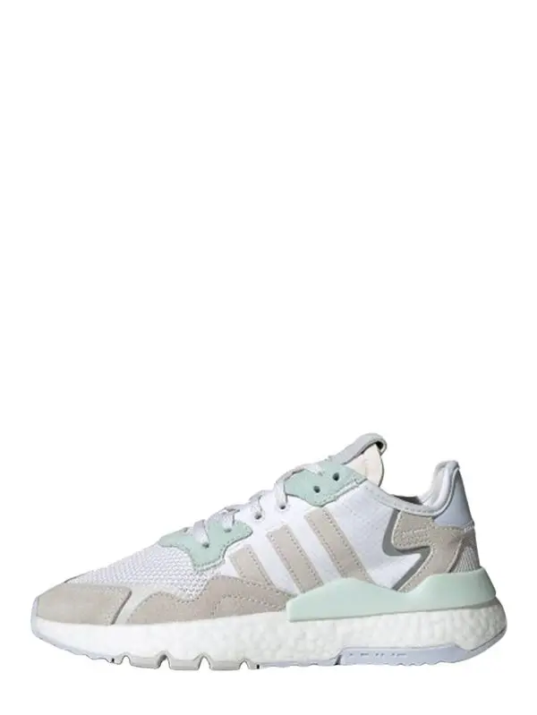 Adidas Nite Jogger 'aero Blue' Casual Sneakers - White