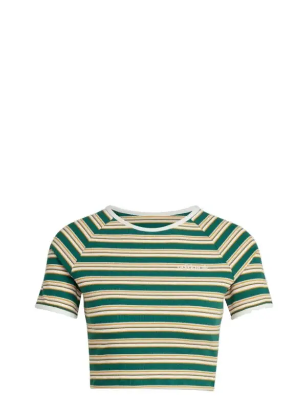 Adidas 80s Rib Stripe Baby T-shirt - Green/yellow