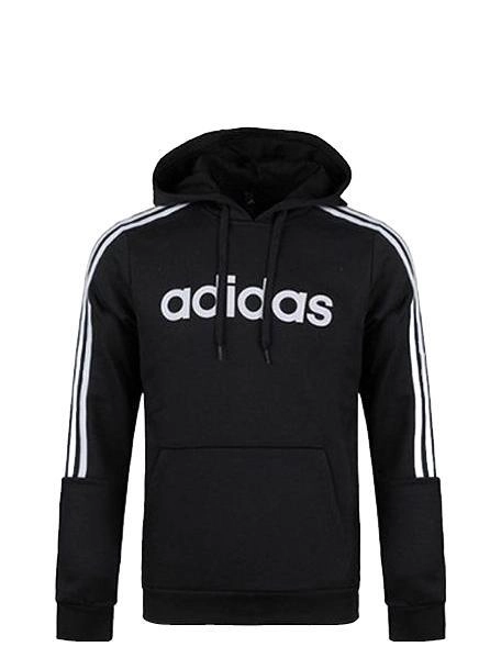 Adidas Fleece Lined Pullover Hoodie - Black