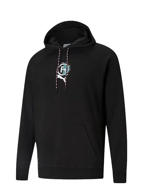 PUMA International Graphic Hoodie - Black/white