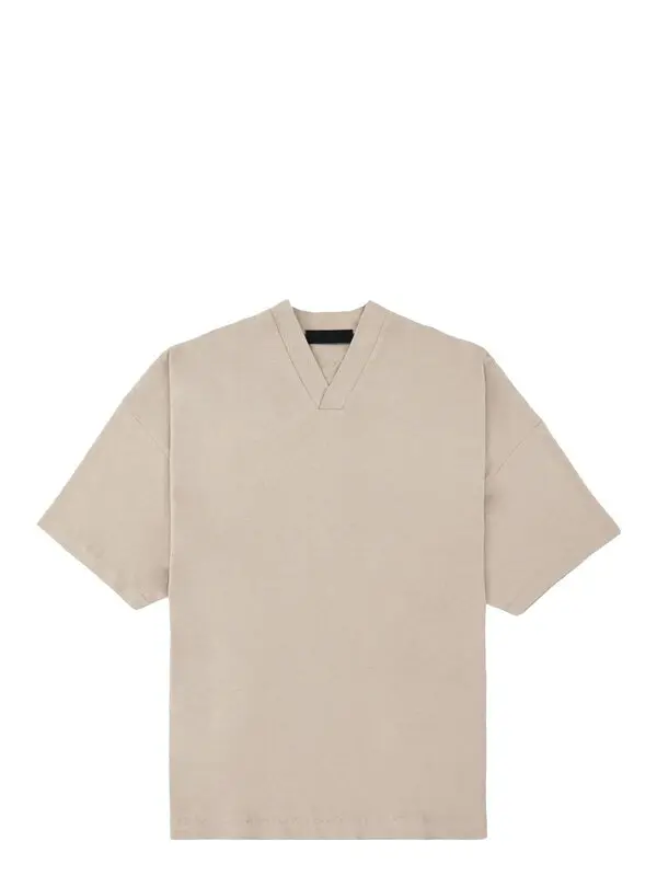 Fear Of God V-neck - Silver Cloud
