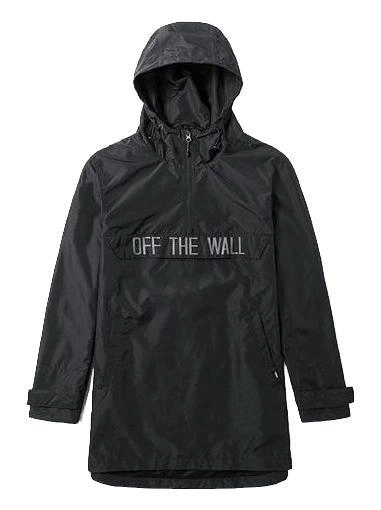 VANS Off The Wall" Hooded Anorak Jacket - Black