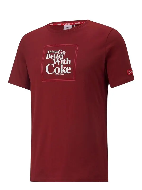 PUMA X Coca Cola Graphic Tee - Red