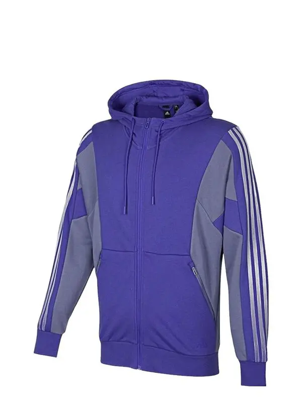 Adidas Knit Hooded Jacket - Multi-color