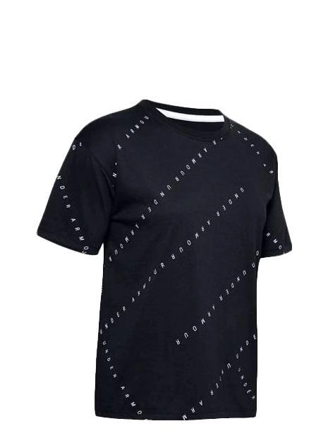 Under Armour Graphic Print Short Sleeve T-shirt - Black