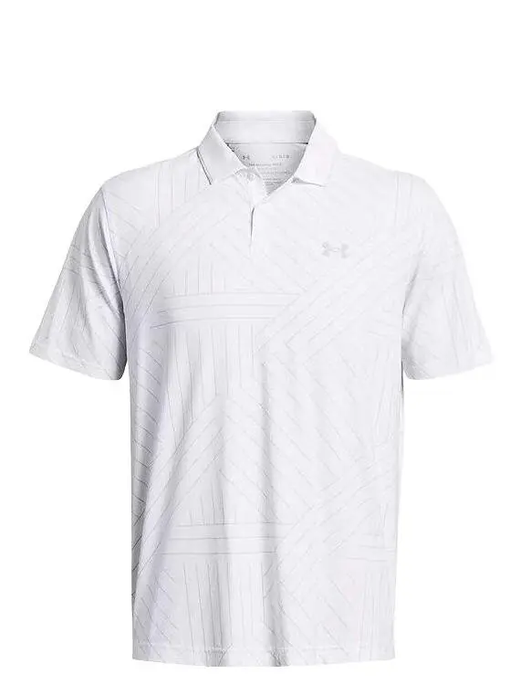Under Armour Iso-chill Edge Polo 'white Grey - White/halo Grey