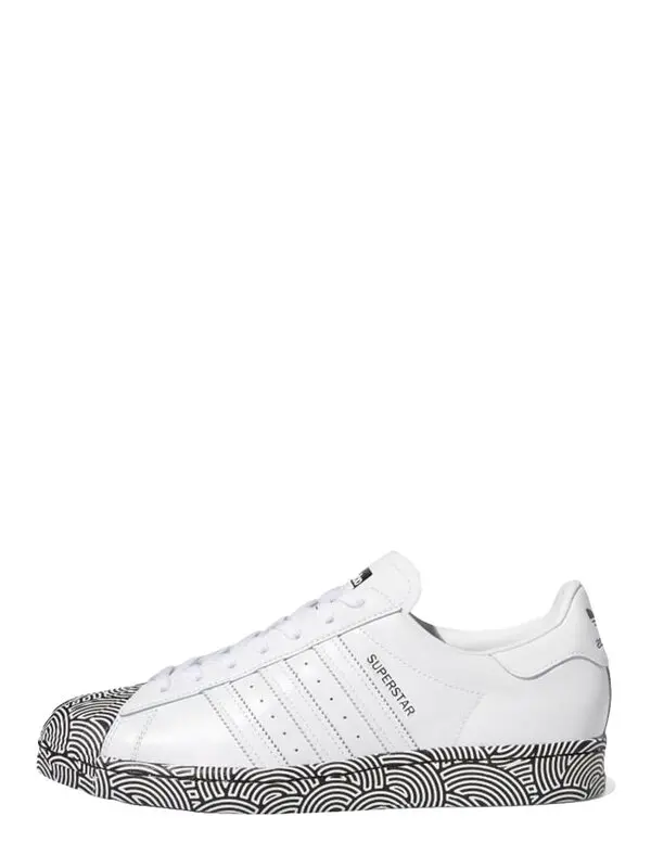 Adidas Hirocoledge X Superstar Sneakers - White/black