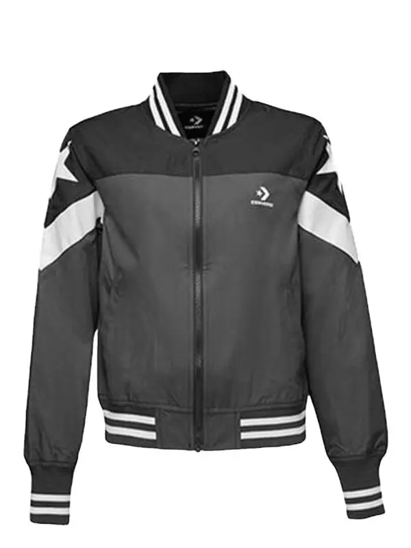 CONVERSE Bomber Jacket - Grey/black/white
