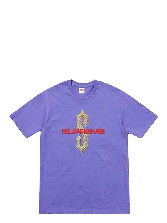 Supreme Ss18 Diamonds Light Purple Tee - Lavender
