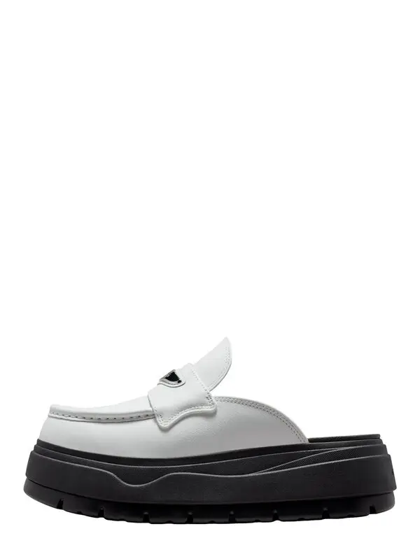 JORDAN Mule - Summit White/black/metallic Silver