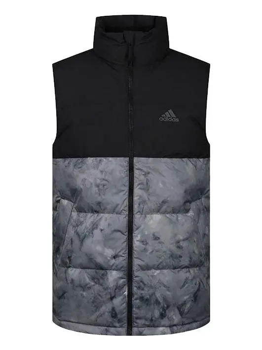 Adidas Down Vest - Blackgraymulti-color