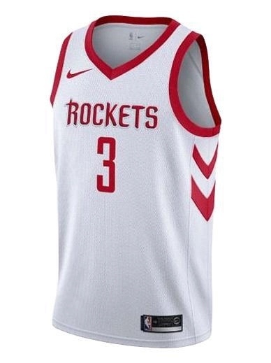 Nike Houston Rockets Paul No. 3 Basketball Jersey Vest - White