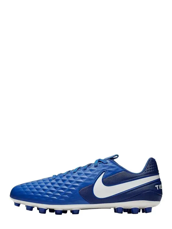 Nike Legend 8 Academy Ag Artificial Grass Cleats - Blue/white