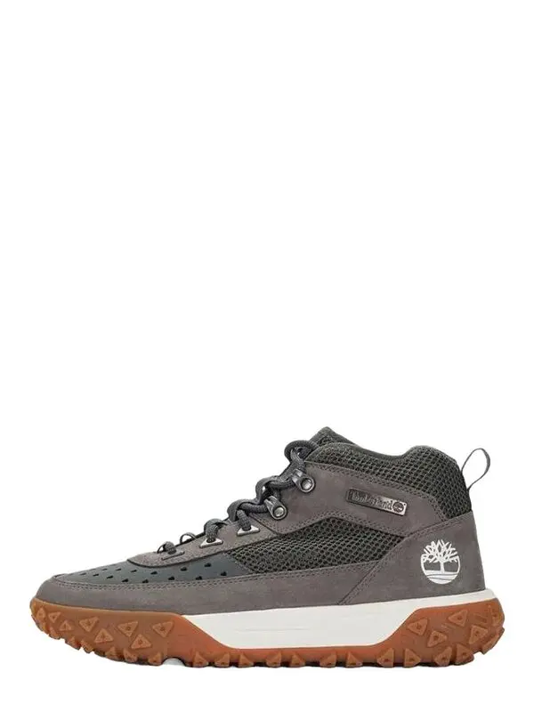 Timberland Greenstride Motion 6 Low Lace Up Hiking Sneakers - Grey/white/brown