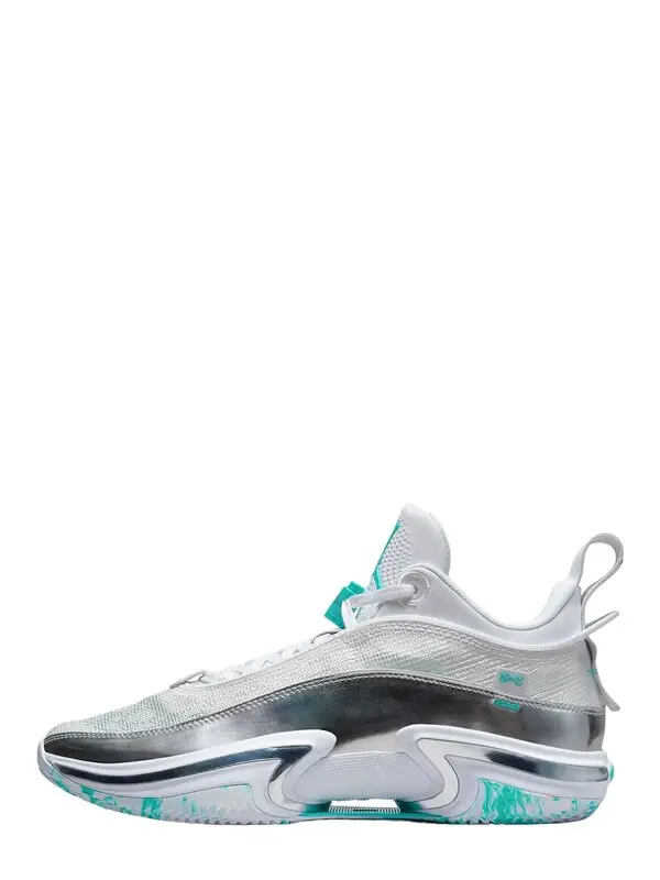 JORDAN 36 Low Pf 'white Hyper Jade - White/hyper Jade-metallic Silver-black