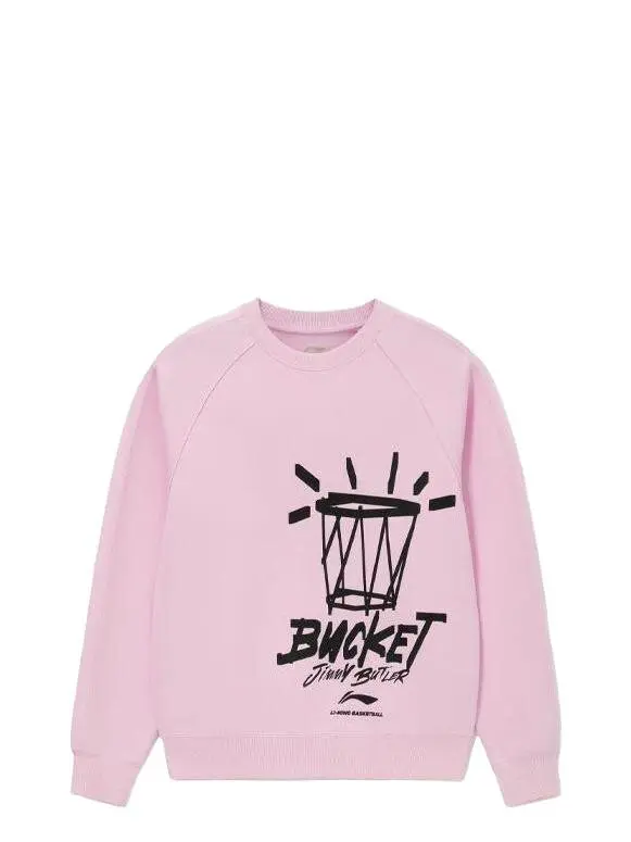 LI-NING Basketball Series Pullover - Pink/black