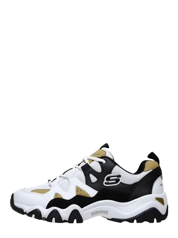 Sketchers D'lites 2.0 Athletic Sneakers - Blackwhiteyellow