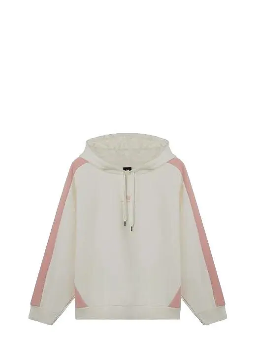 NEW BALANCE Colorblock Hoodie - White