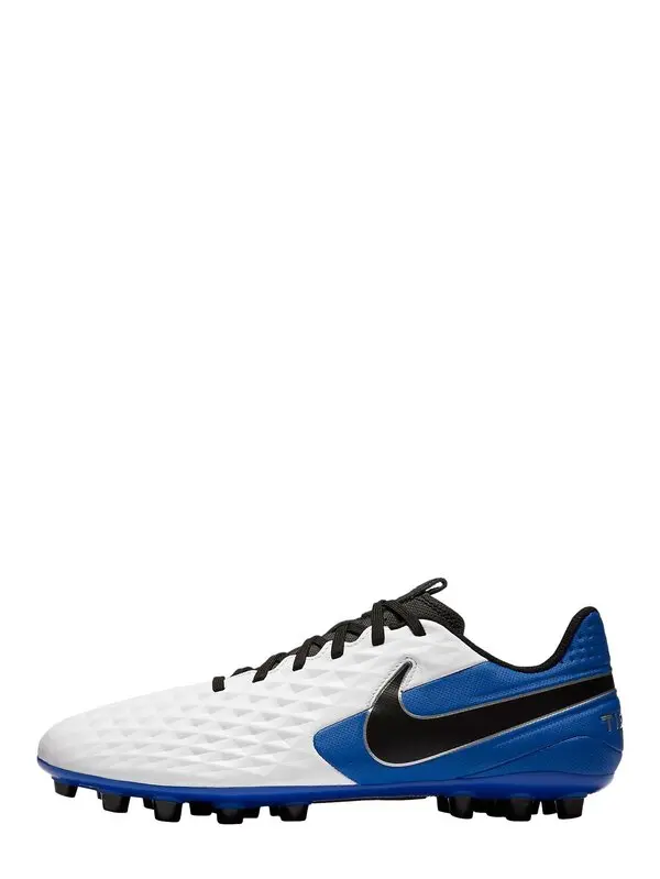 Nike Legend Academy Ag Artificial Grass Soccer Cleats - White/blue
